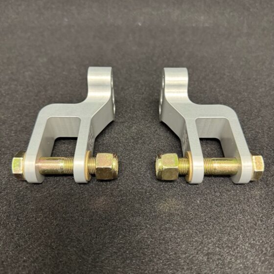 Double Shear Billet Shock Mounts - 1" Offset - TRZ Motorsports