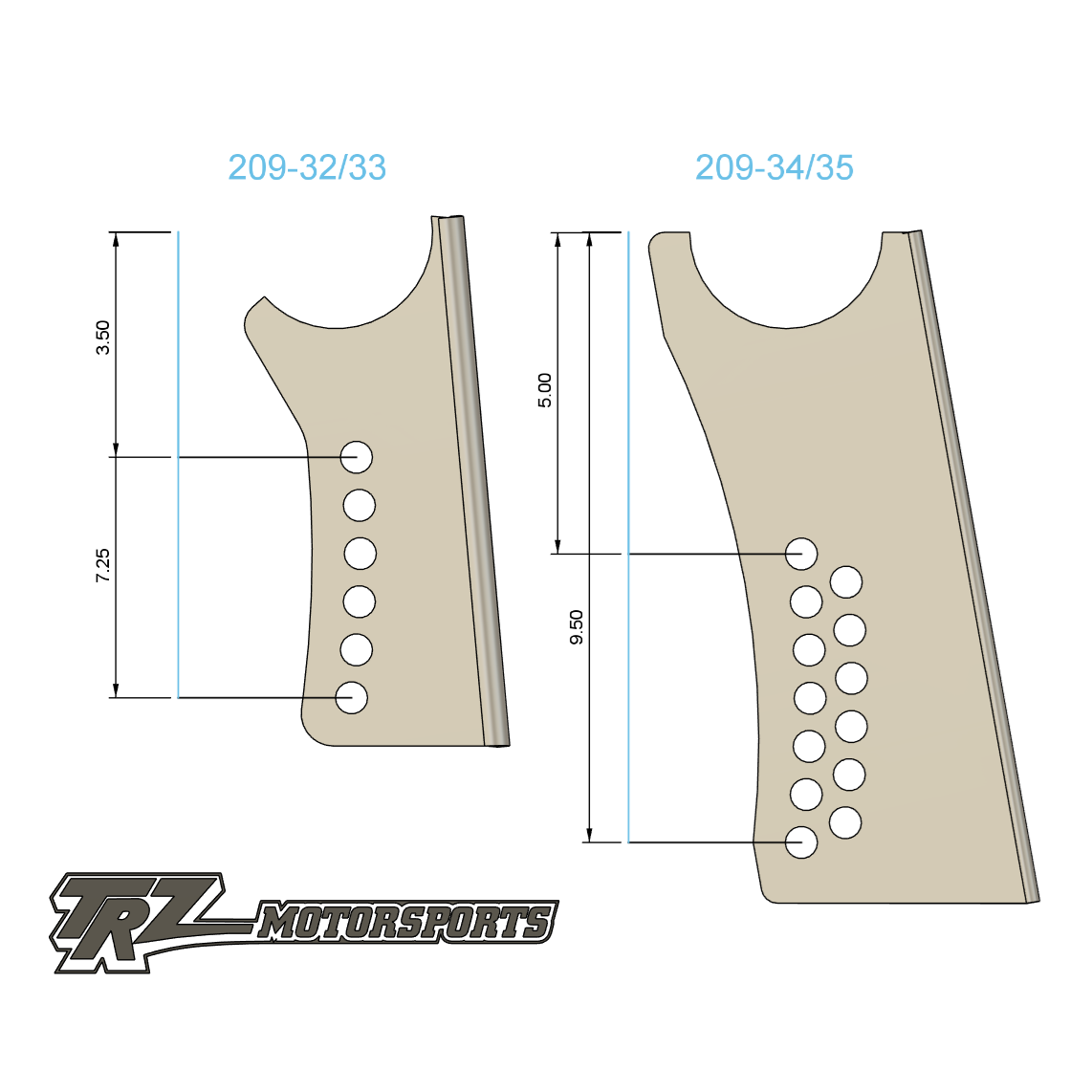 Adjustable Lower Control Arm Mounts - TRZ Motorsports